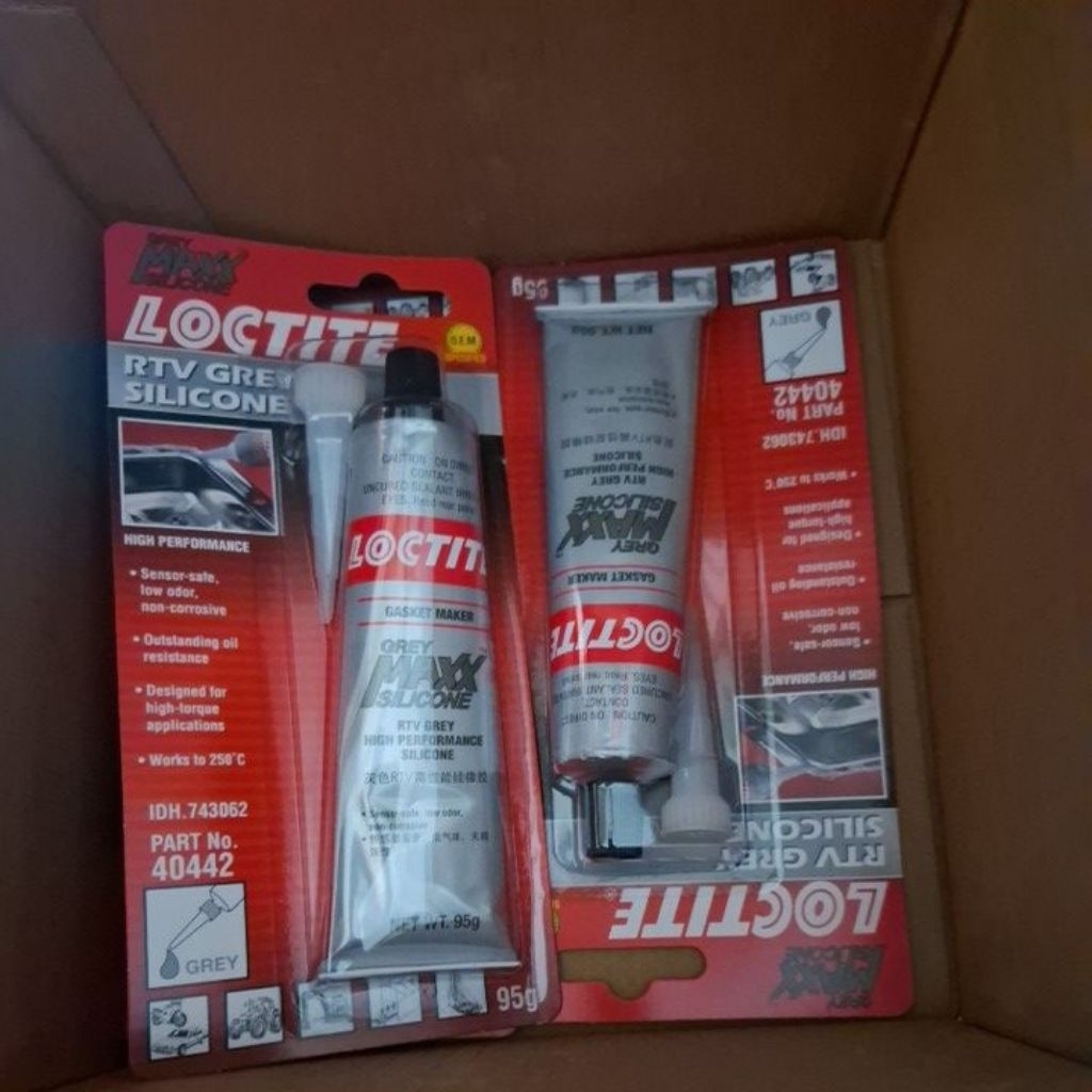Jual LOCTITE GREY MAX SILICONE RTV GREY | Shopee Indonesia
