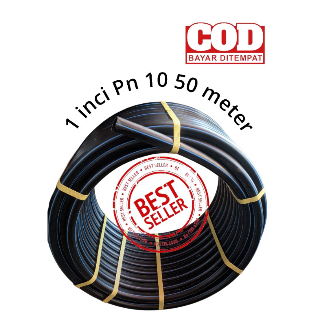 Jual Pipa Hdpe 1 inci PN10 50 Meter | Shopee Indonesia