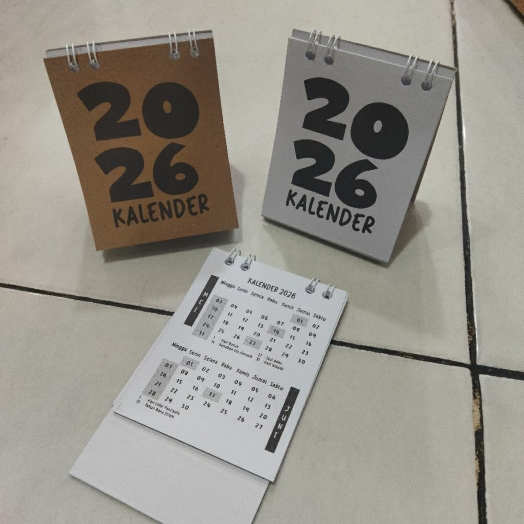 Jual Kalender Meja Mini 2026 | Shopee Indonesia