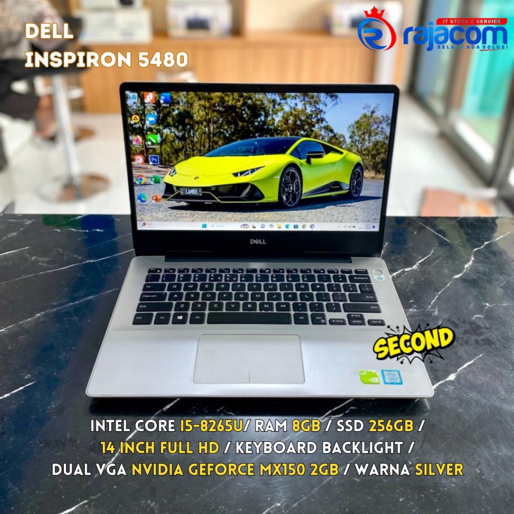 Jual Dell Inspiron 5480 Intel Core i5 Gen 8 ram 8gb ssd 256gb 14 inch ...
