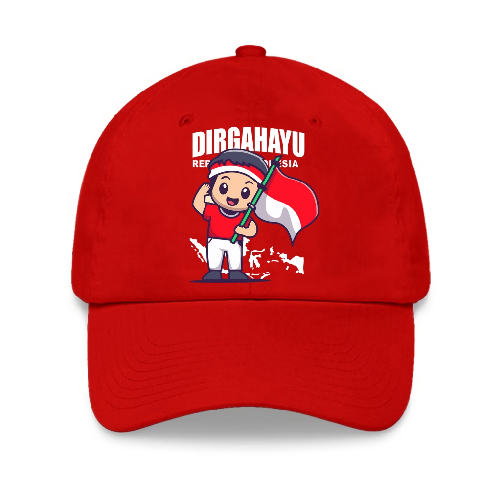 Jual NUMALI Topi Baseball Anak Hari Kemerdekaan Dirgahayu Indonesia ...