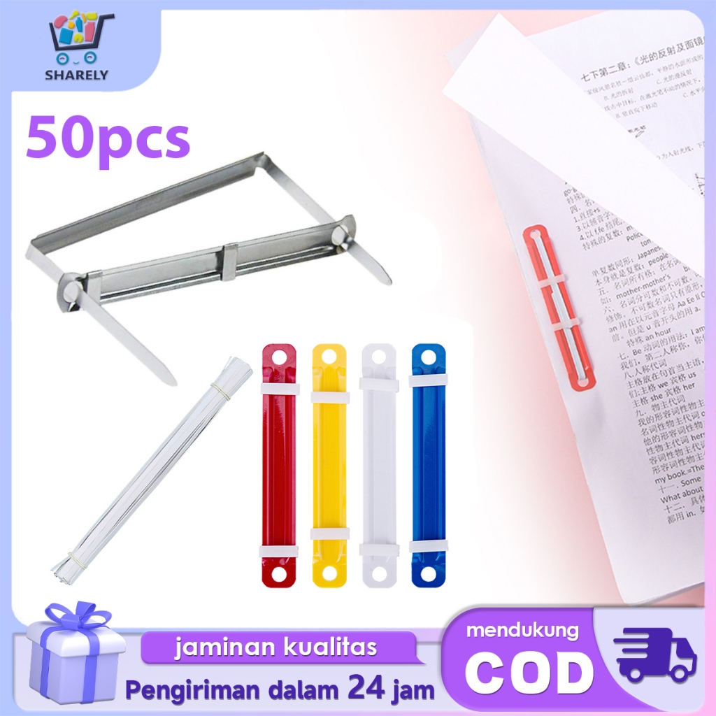 Jual Acco Paper Fastener 1 Kotak 50 Pcs Pengikat Kertas Besi Business ...