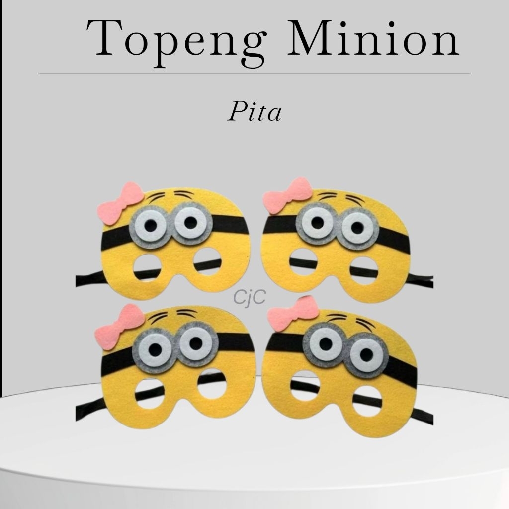 Jual topeng flanel karakter minion-topeng pesta | Shopee Indonesia