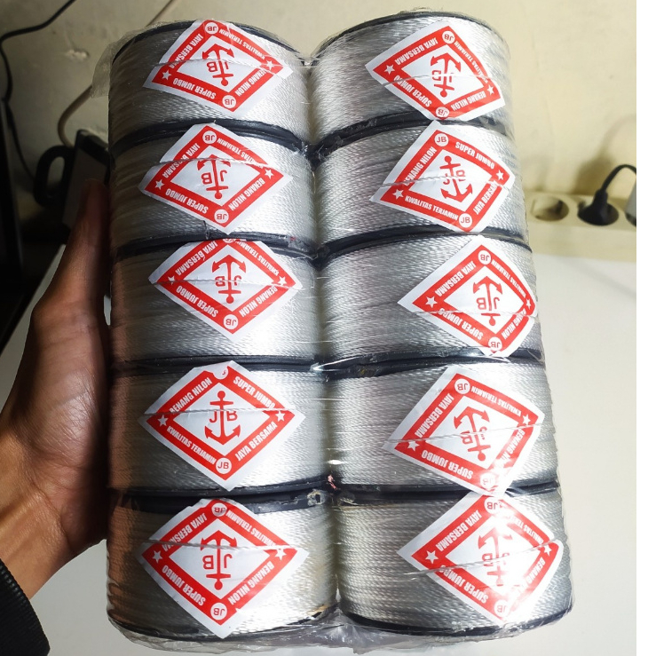 Jual Benang Nilon Putih 30 Meter 1 Pack Isi 10 Rol Kuat & Tahan Lama ...