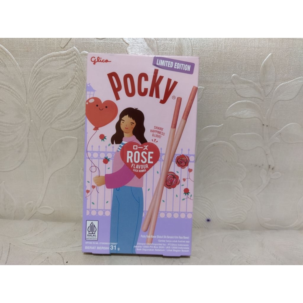 Jual BARU POCKY ROSE LIMITED EDITION / POCKY ROSE / GLICO POCKY CRUSHED ...