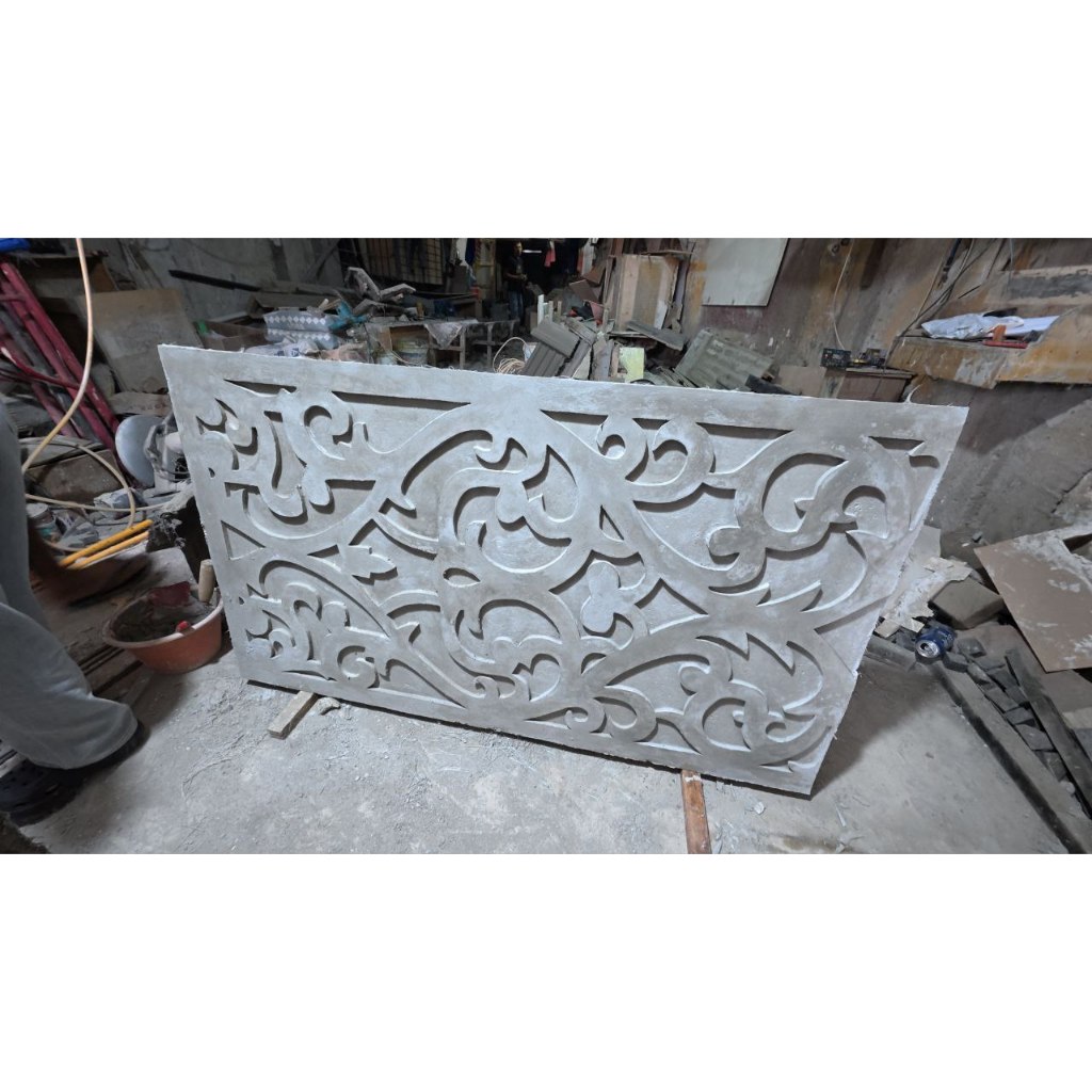 Jual ornamen grc masif motif batik bunga, termurah | Shopee Indonesia