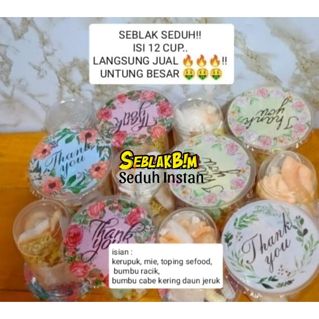Jual seblak instan cup isi 12 pcs ( paket reseller) | Shopee Indonesia