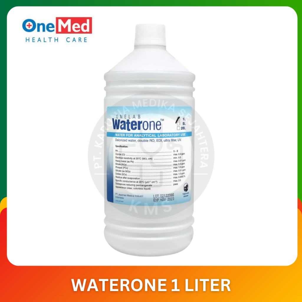 Jual Water One 1L Water One 1Liter Aquades Aquabidest Aquademin ...