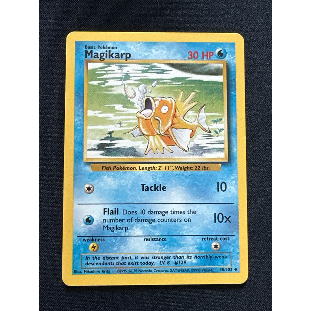 Jual Pokemon Magikarp 35/102 English Base Set | Shopee Indonesia