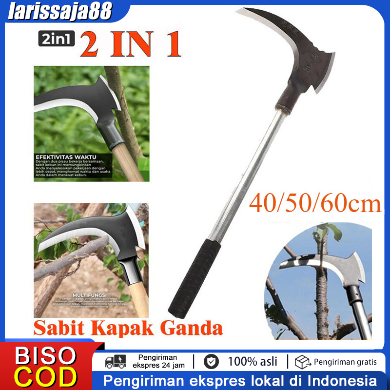 Jual Pemangkas Sabit kapak Ganda Pemangkas Rumput Multifungsi 6722 ...