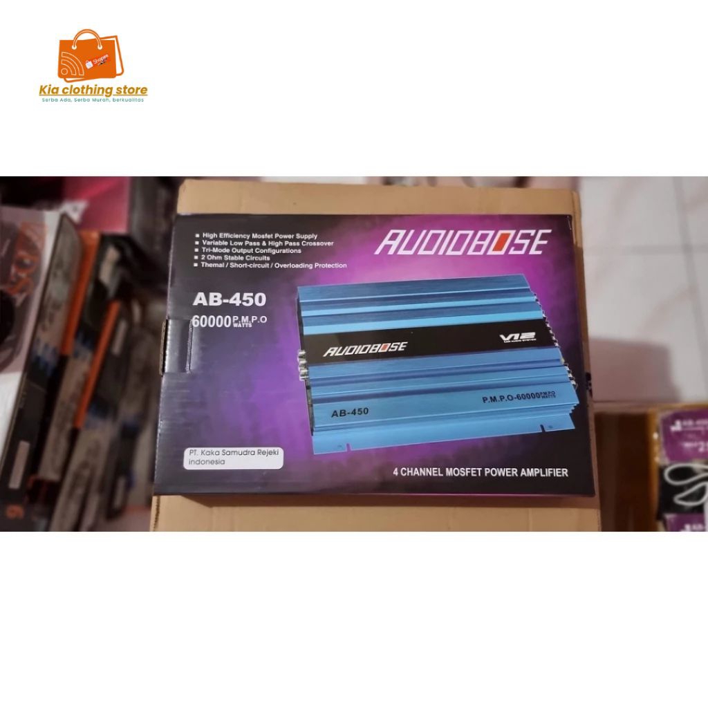 Jual POWER 4 channel AUDIOBOSE AB 450 (SC) | Shopee Indonesia