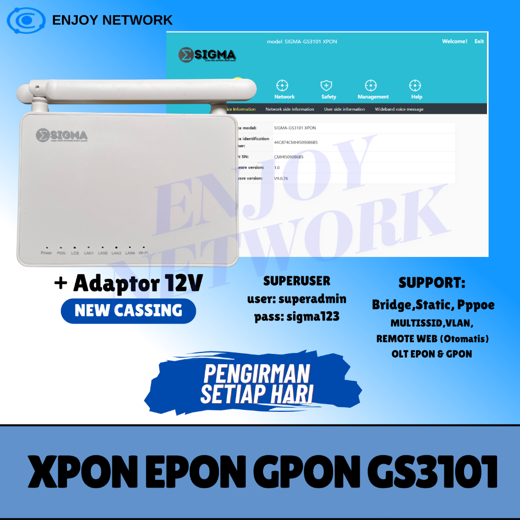 Jual XPON EPON GPON GS3101 | Shopee Indonesia