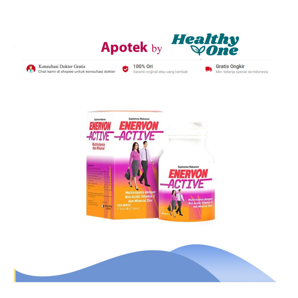 Jual Enervon Active 30 Tablet | Shopee Indonesia