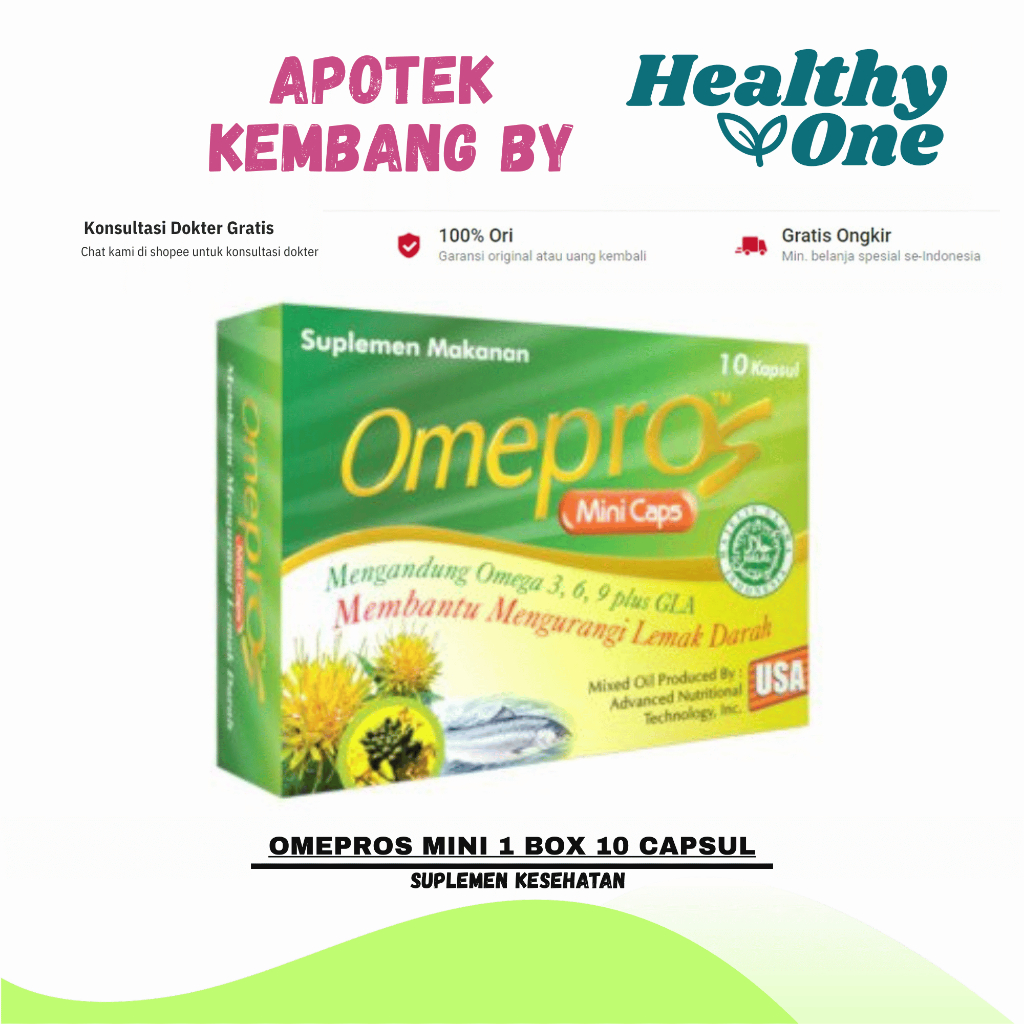 Jual OMEPROS MINI 1 BOX 10 CAPSUL | Shopee Indonesia