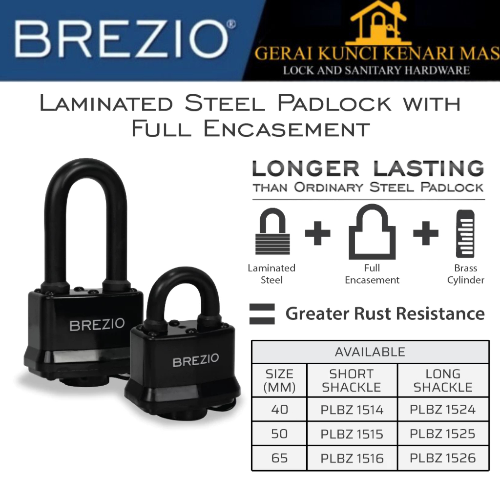 Jual BREZIO Gembok Pagar Gerbang Kunci Pintu Loker Rumah Mobil Box ...