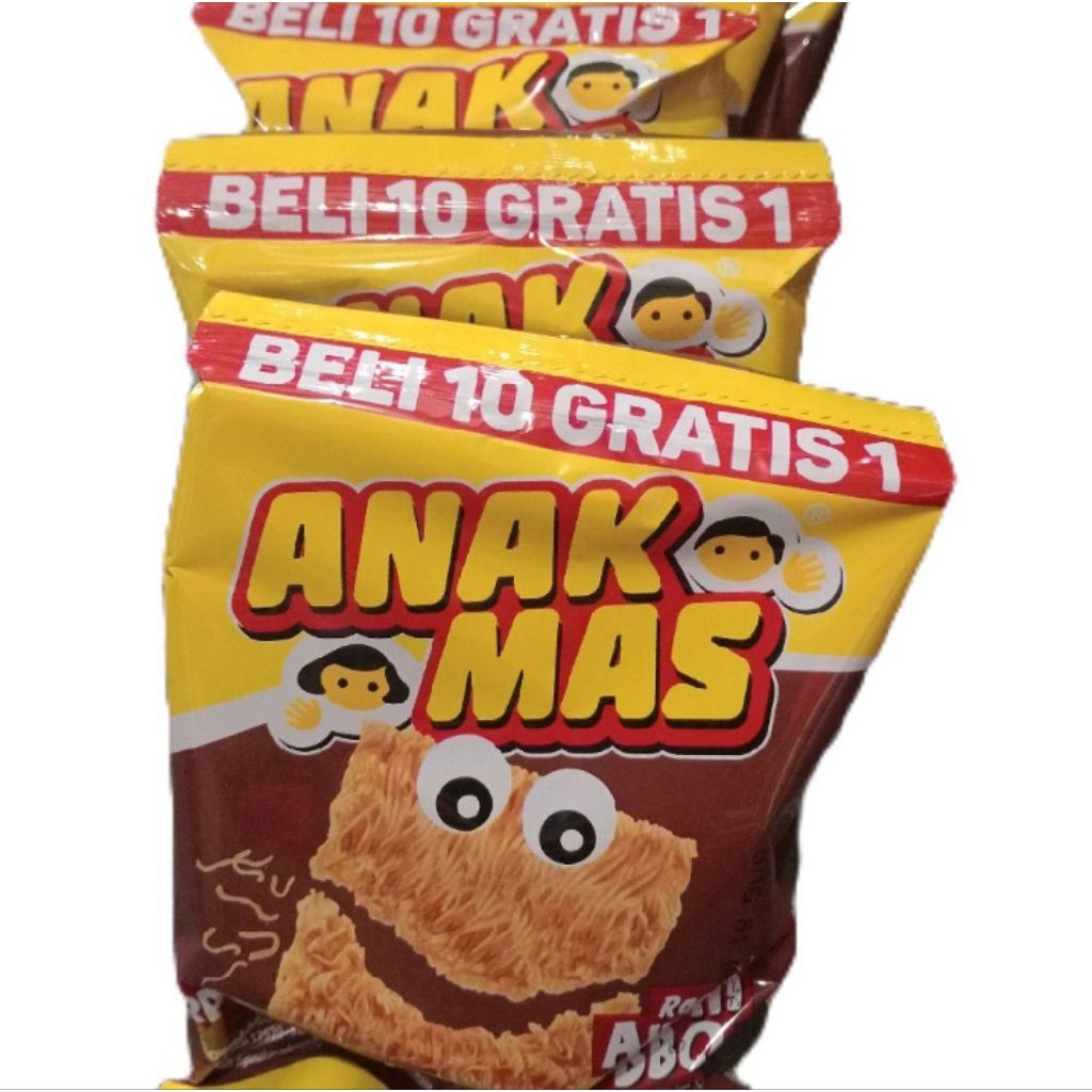 Jual Anak mas mie rasa ayam BBQ 18g (10pcs) | Shopee Indonesia