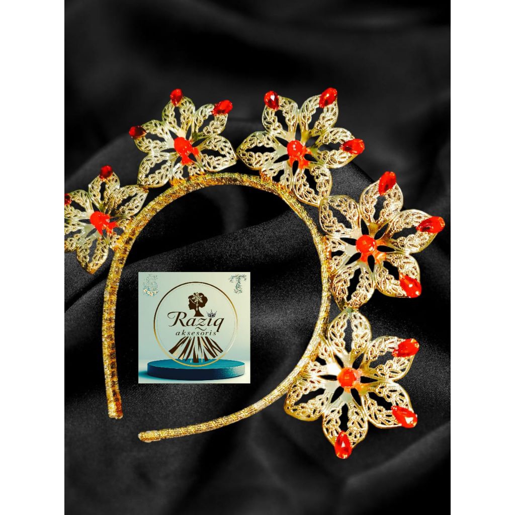 Jual Bando Bunga- Karnaval- Pentas Seni- Lomba- Fashion show | Shopee ...