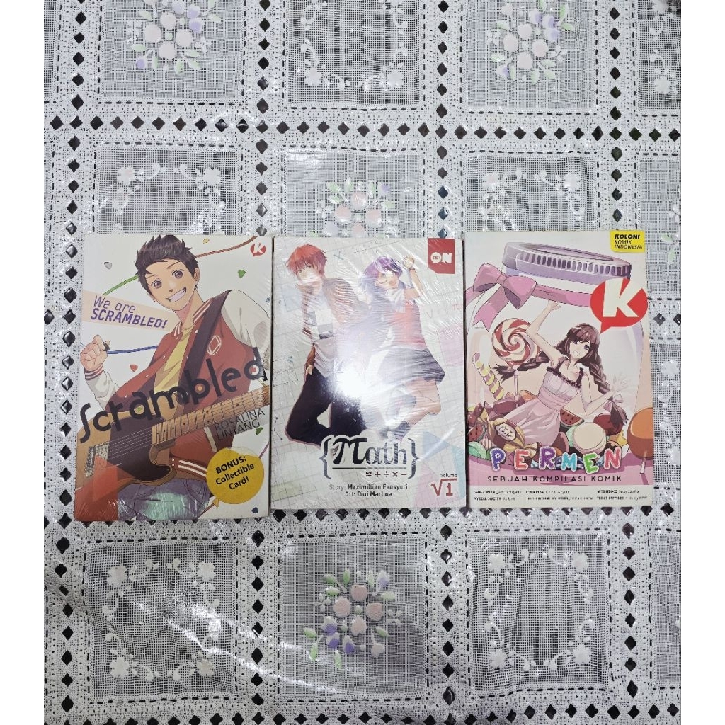 Jual DAPAT TIGA komik buku comic lokal scrambled math permen | Shopee ...
