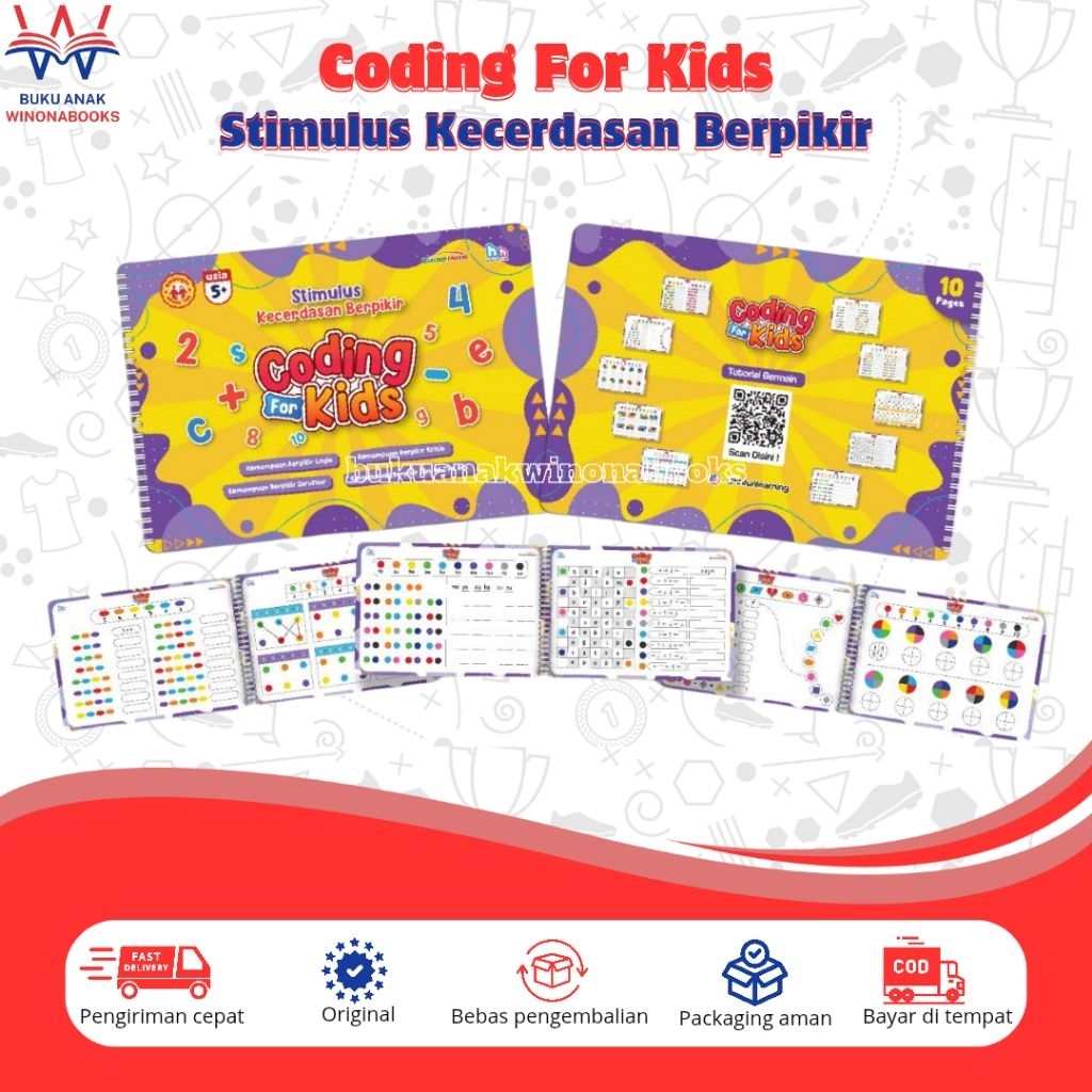 Jual Stimulus Kecerdasan Berpikir Coding for kids dan coding adventure ...