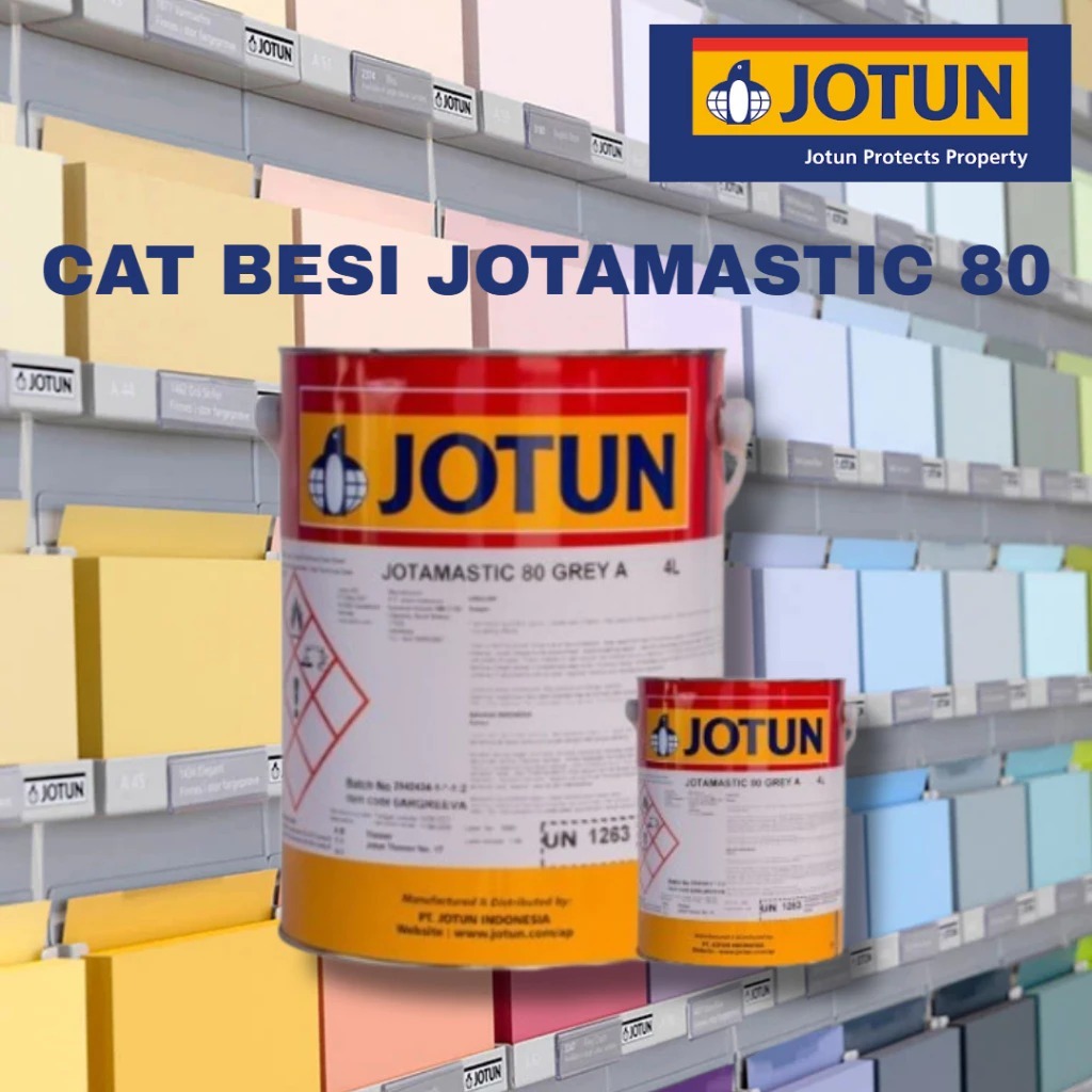 Jual CAT BESI JOTUN JOTAMASTIC 80 RED 4,17L DUA COMPONEN/CAT INDUSTRI ...
