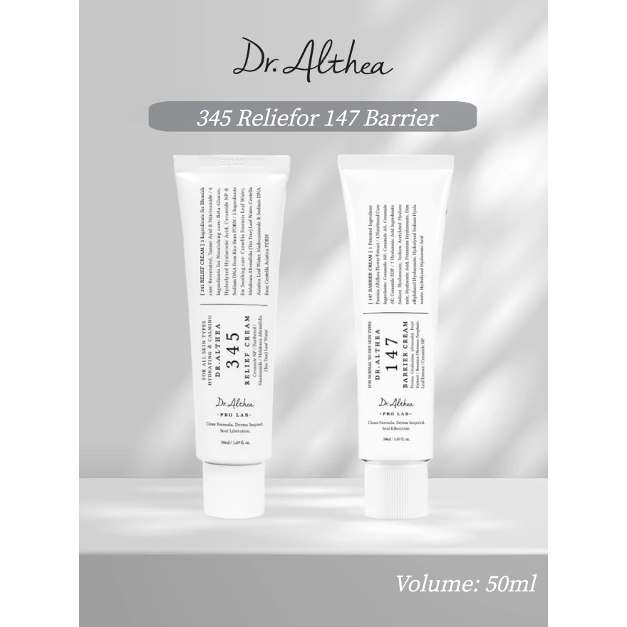 Jual Dr.Althea Dual Cream Set 345 Relief Cream/Care Post Acne Cream ...