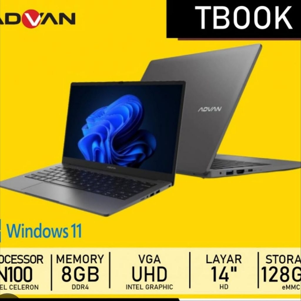 Jual Advan Tbook 2 N100 Ram 8Gb/SSD 128Gb New (BNIB) | Shopee Indonesia