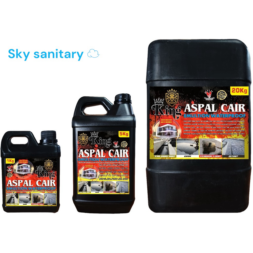 Jual ASPAL CAIR ASPHALT EMULSION WATERPROOFING ANTI BOCOR TALANG AIR ...