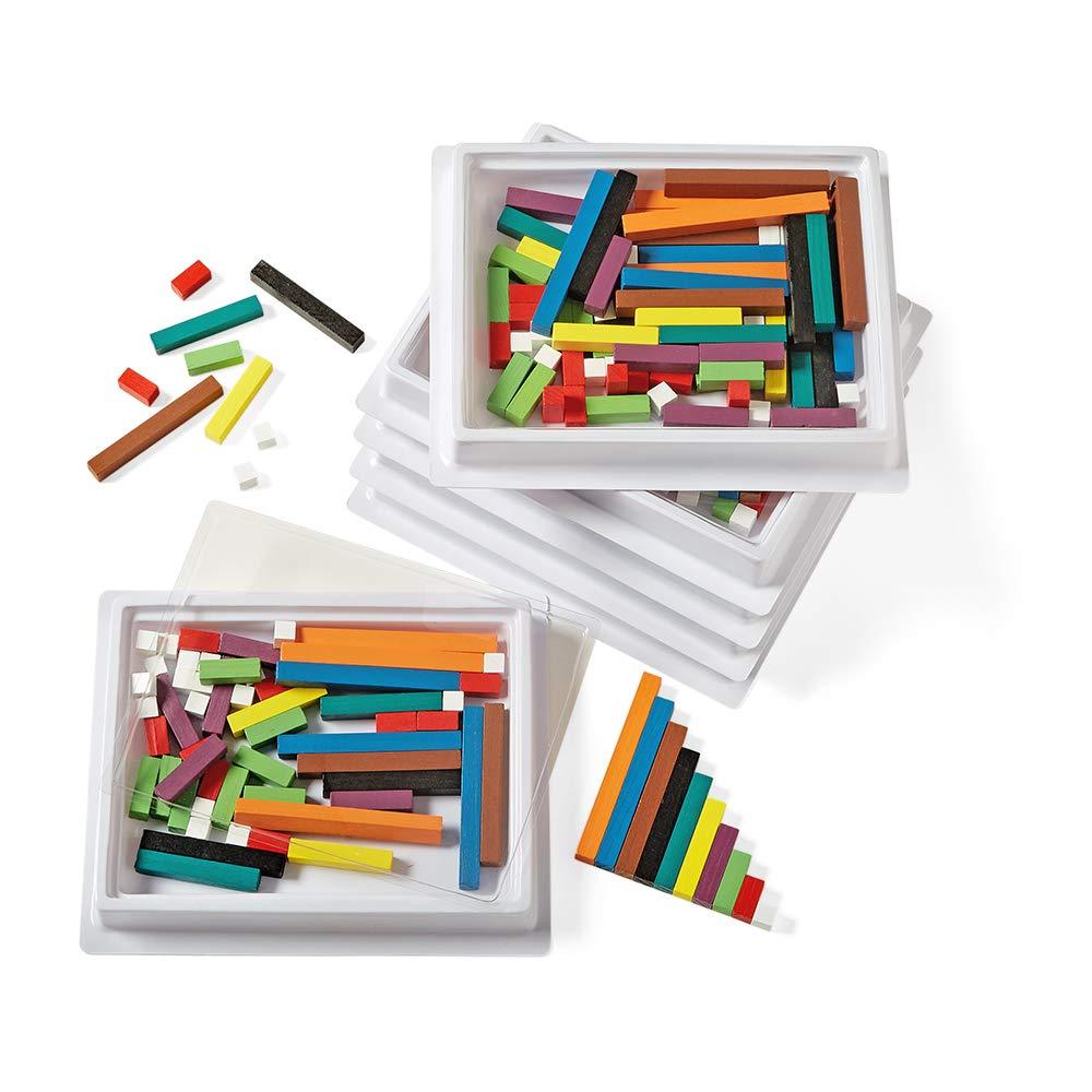 Jual hand2mind Wooden Cuisenaire Rods with Trays, Math Manipulatives ...