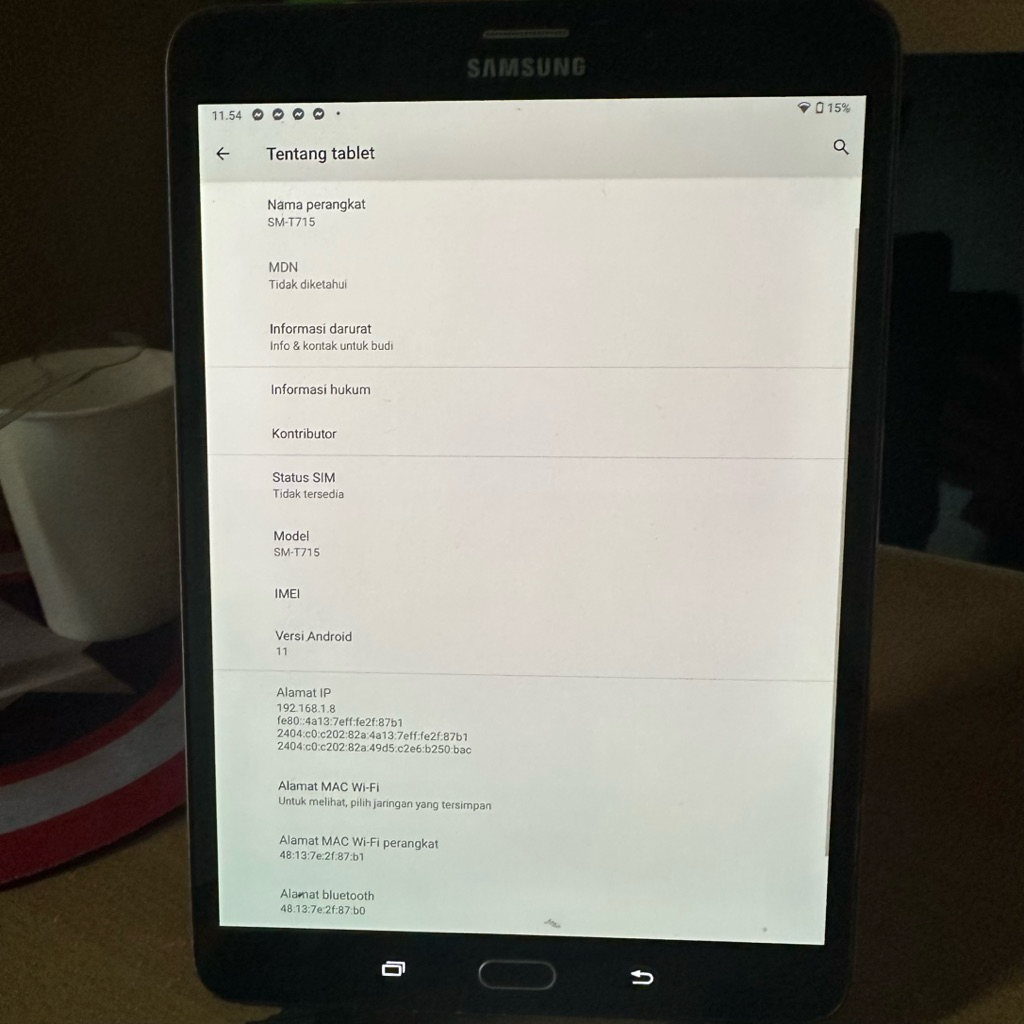 Jual Samsung Galaxy Tab S2 8 inch T715y Custom Rom Android 11 | Shopee ...