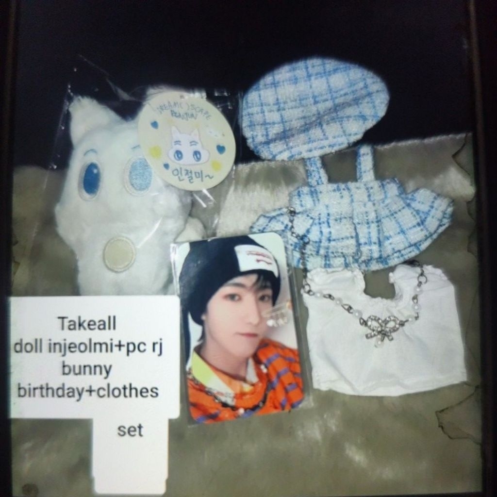 Jual Official Magnet Doll Keyring Renjun Injeolmi | Shopee Indonesia