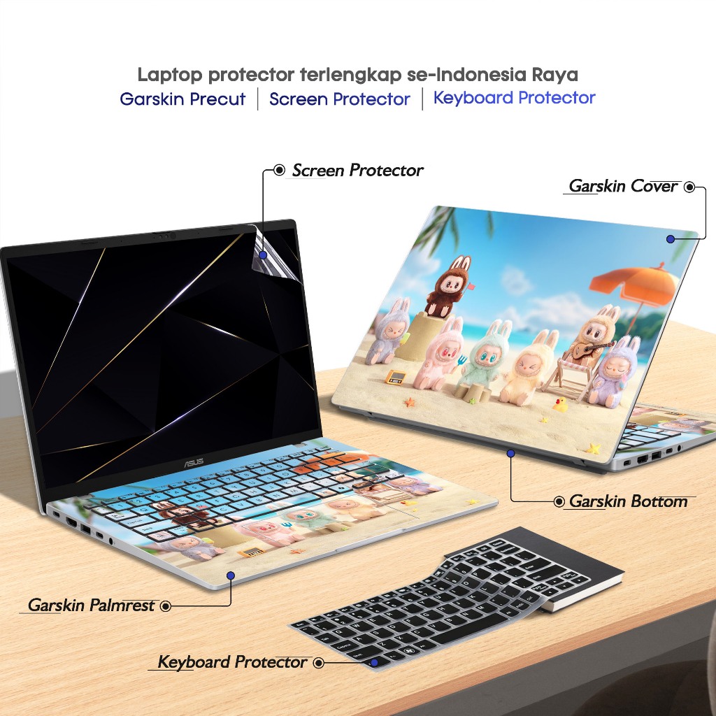 Jual Screen Protector Anti Gores Cover Garskin Laptop Precut Custom Fit ...
