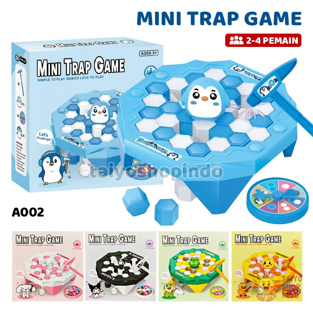 Jual TAIYO Mini Trap Board Game Hewan Ketok Pukul Balok Strategi ...