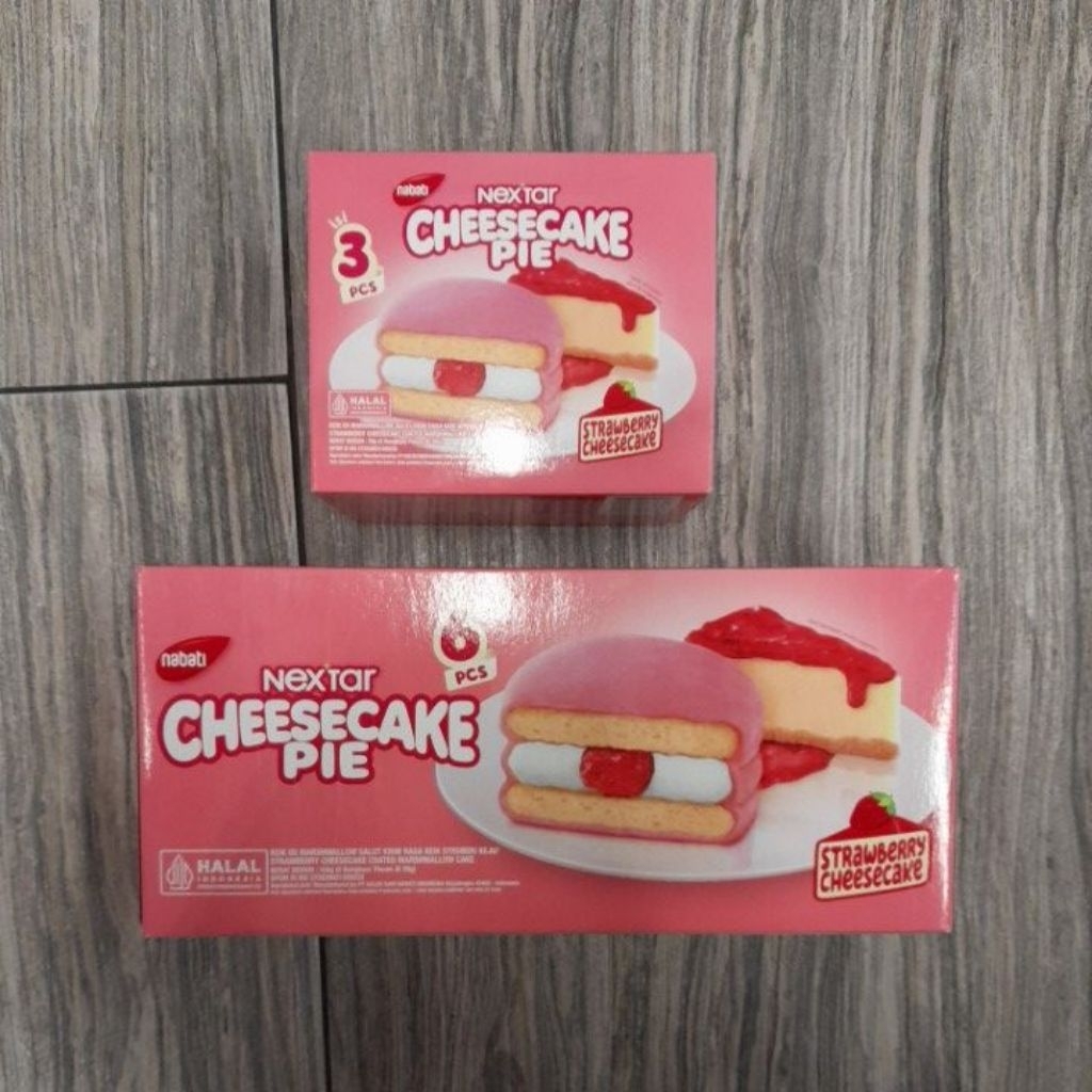Jual Nabati Nextar Cheesecake Pie ( isi 3 ) / ( isi 6 ) Strawberry ...
