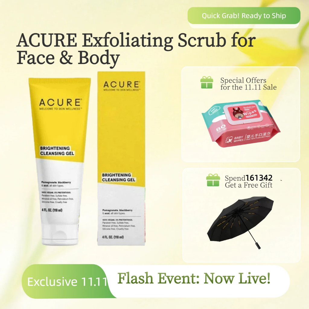 Jual Acure Antioxidant Face Wash - Gently Cleanses & Protects Against ...