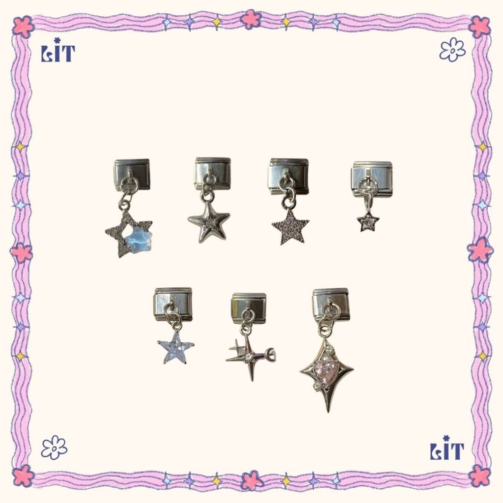 Jual Dangle Italian Charm Silver Part 2 - LIT HOUSE Sparkle Edition ...
