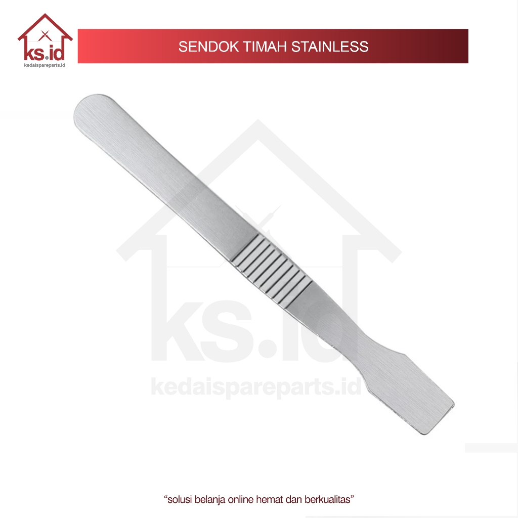 Jual Sendok Timah Stainless / Alat Oles Timah Pasta Stainless ...