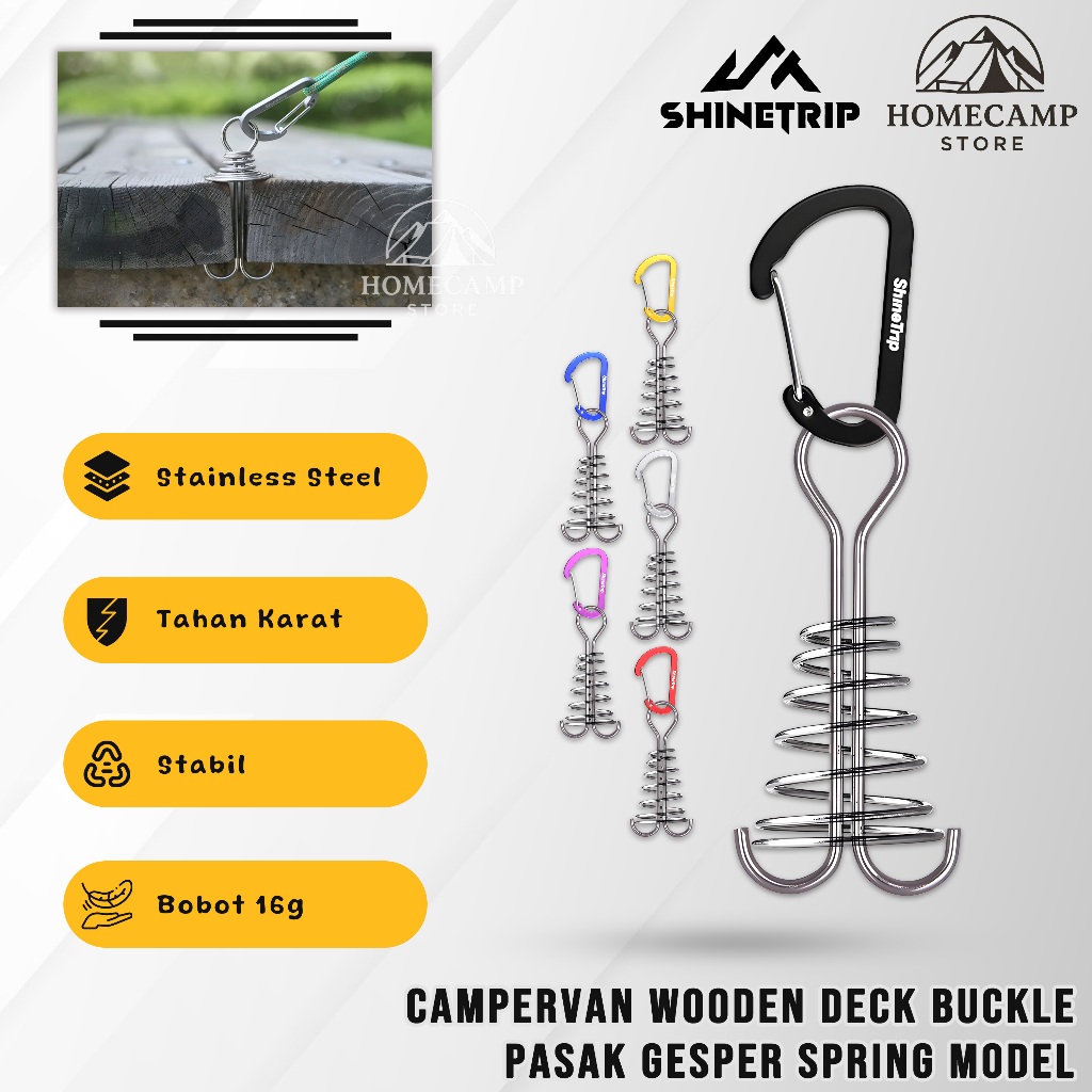 Jual SHINETRIP Pasak Gesper Tali Nail Fish Buckle Model Per Stainless ...