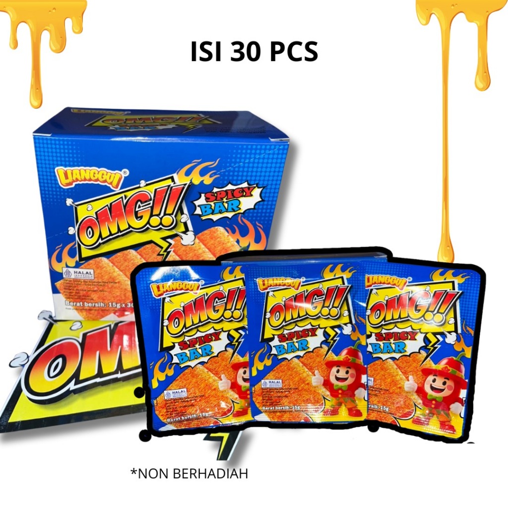Jual OMG Dried Konjac / Sticky Bean Roll / Spicy Bar/ Lumpia Skin ...
