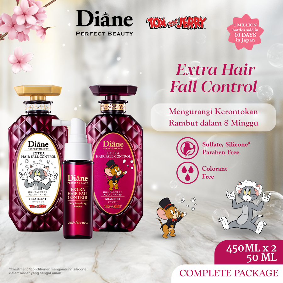 Jual PAKET Diane x Tom and Jerry Edition - EXTRA HAIR FALL CONTROL ...