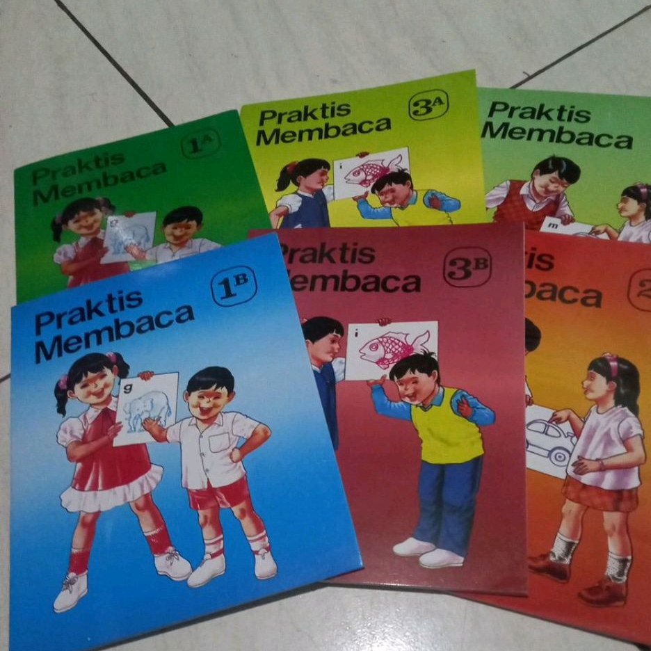Jual Buku praktis belajar membaca 6 Buku ( 1A.1B.2A.2B.3A.3B.)Fuul ...