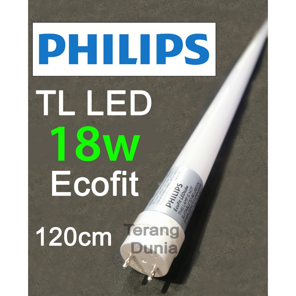 Jual Neon LED Philips 18w TL LED Philips 18w Philips TLD 18w Ecofit ...