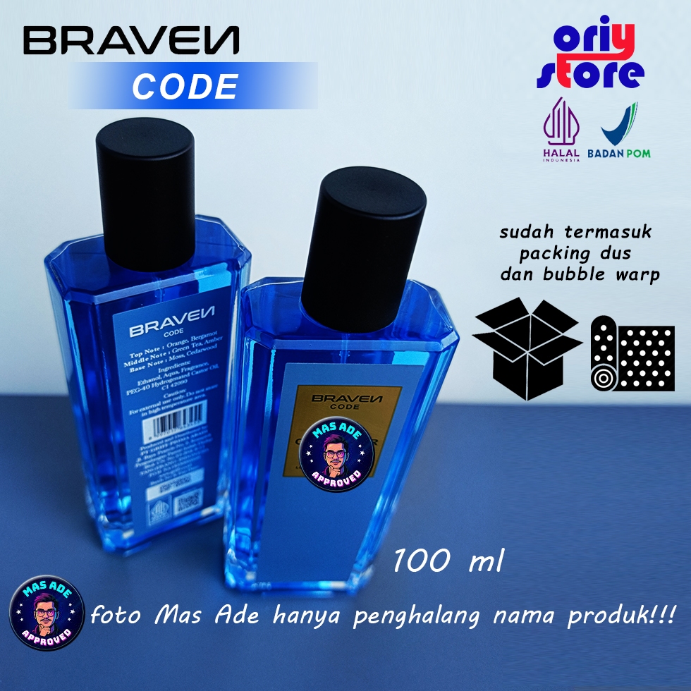 Jual Braven Code cool Watr EDP 100ml Parfum pria aroma wangi elegan ...