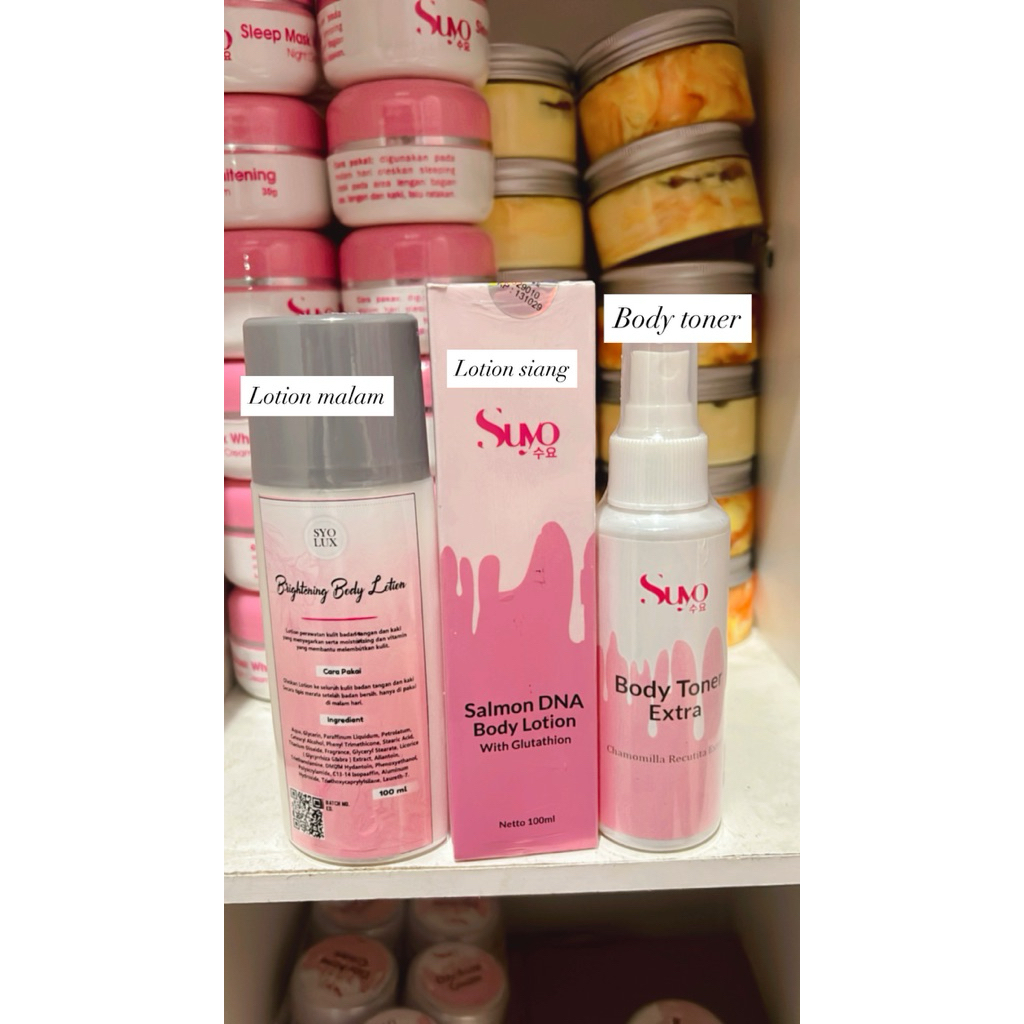Jual Suyo Lotion Premium Isi 3 (premium+salmon+toner extra) | Shopee ...