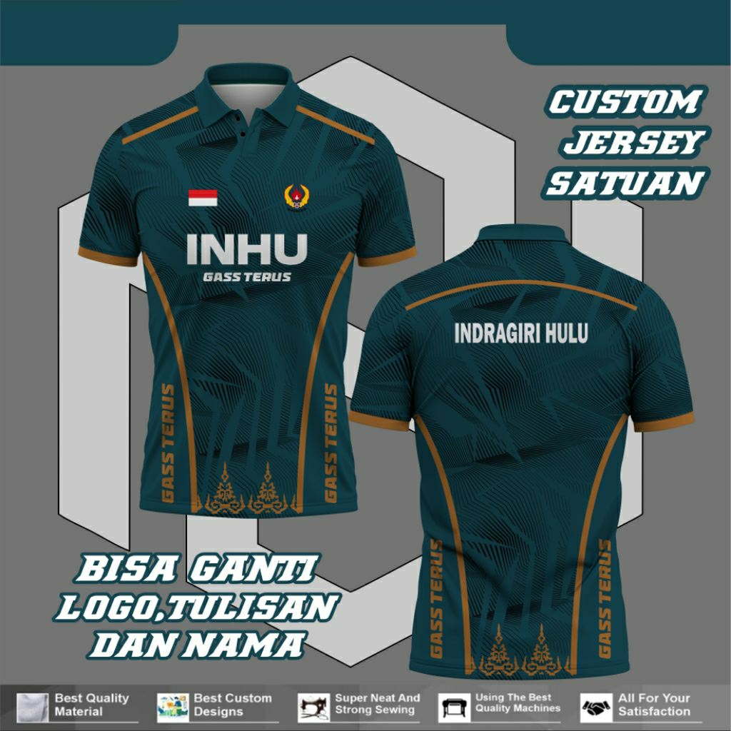 Jual jersey custom jersey guru jersey olahraga full printing bisa ganti ...