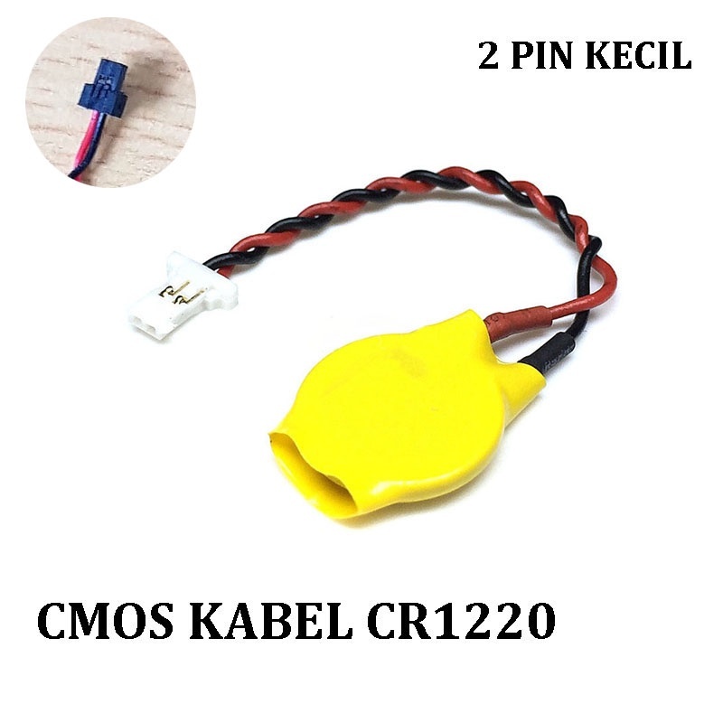 Jual Baterai CMOS Laptop CMOS Kabel Socket 2 pin Baterai Lithium CR2032 ...
