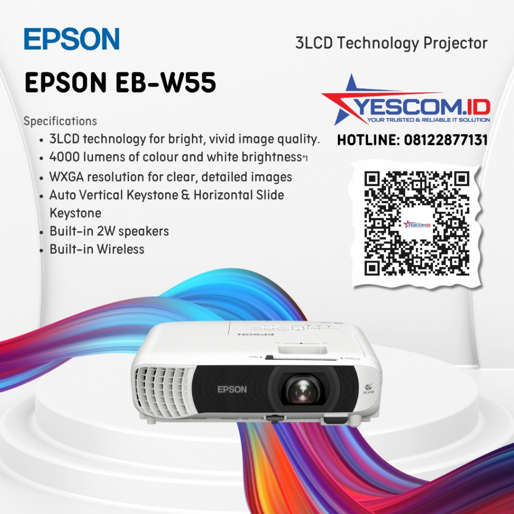 Jual EB-W55 WXGA 3LCD Projector | Shopee Indonesia