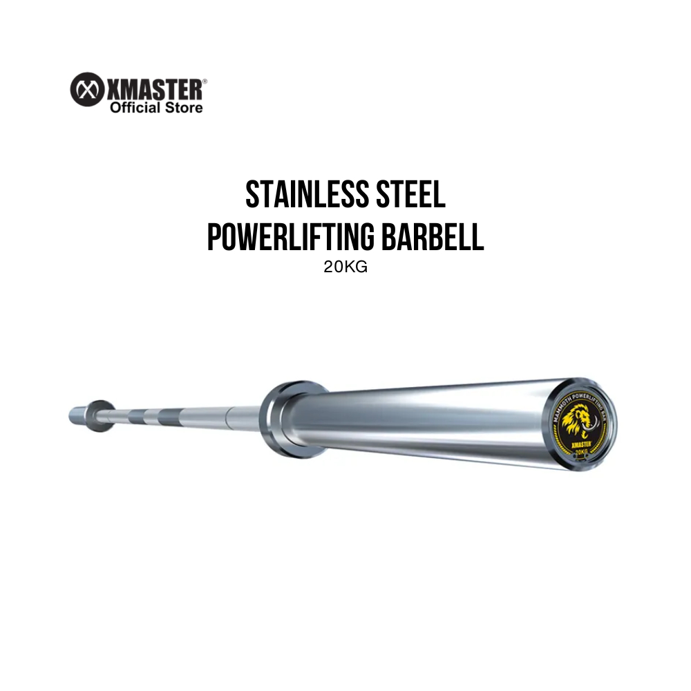 Jual XMASTER Barbell Powerlifting Stainless Steel 20 kg – Bar Angkat ...