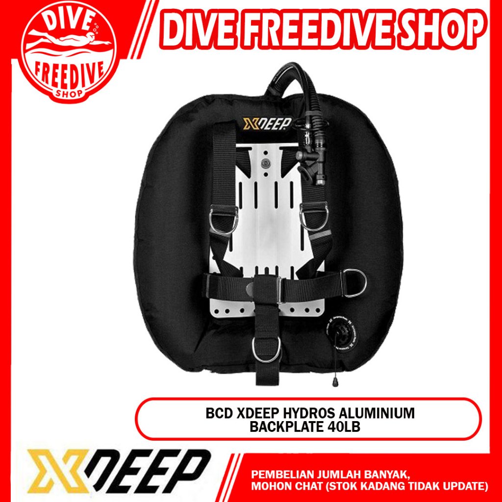 Jual X-BS-003-AL BCD Technical XDeep Hydros Aluminium Backplate 40lb BC ...