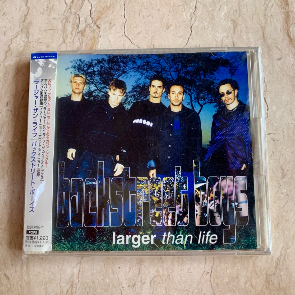 Jual Backstreet Boys Larger Than Life CD Single Import Japan BSB ...