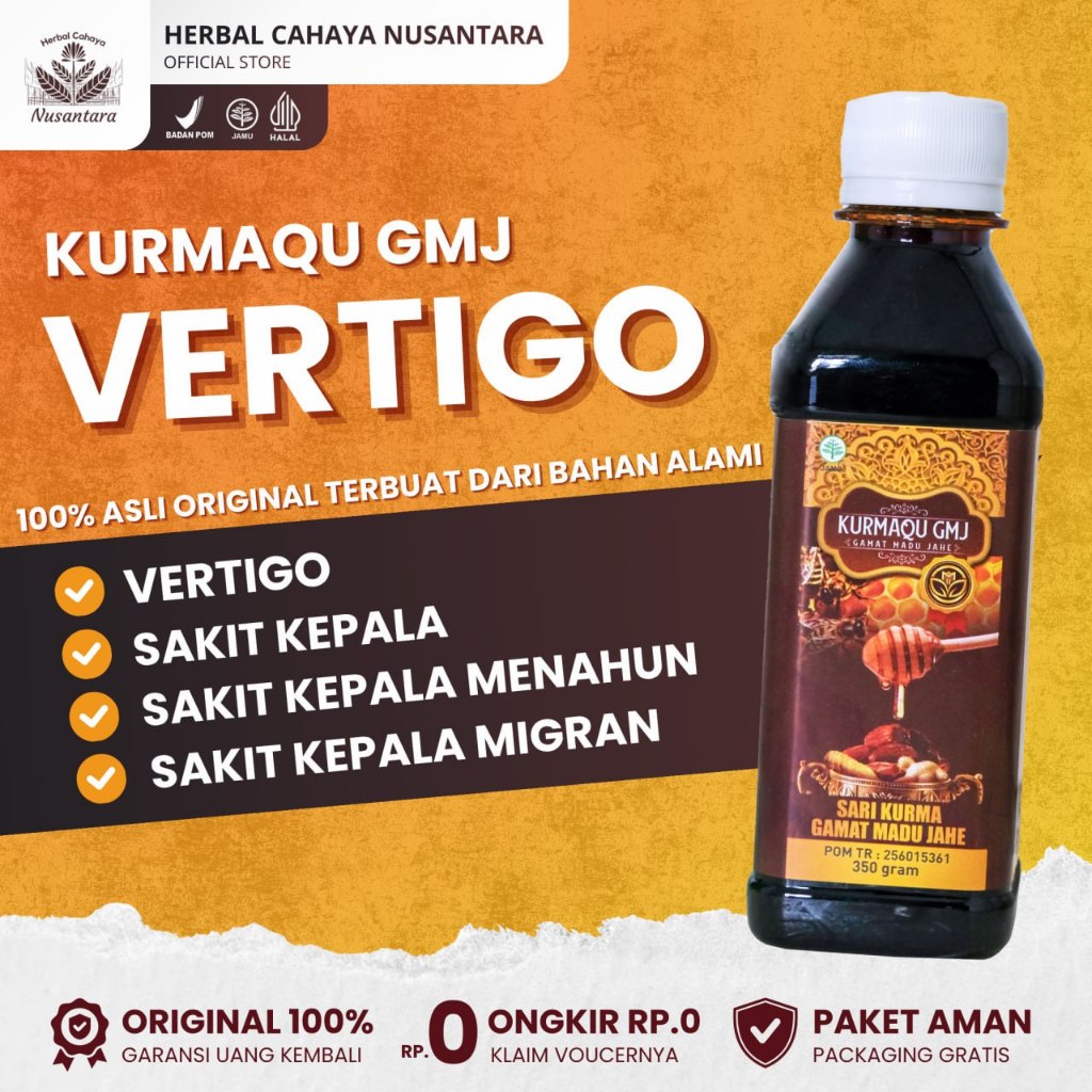 Jual Obat Vertigo Sakit Kepala Belakang Pusing Terasa Berputar Migrain ...